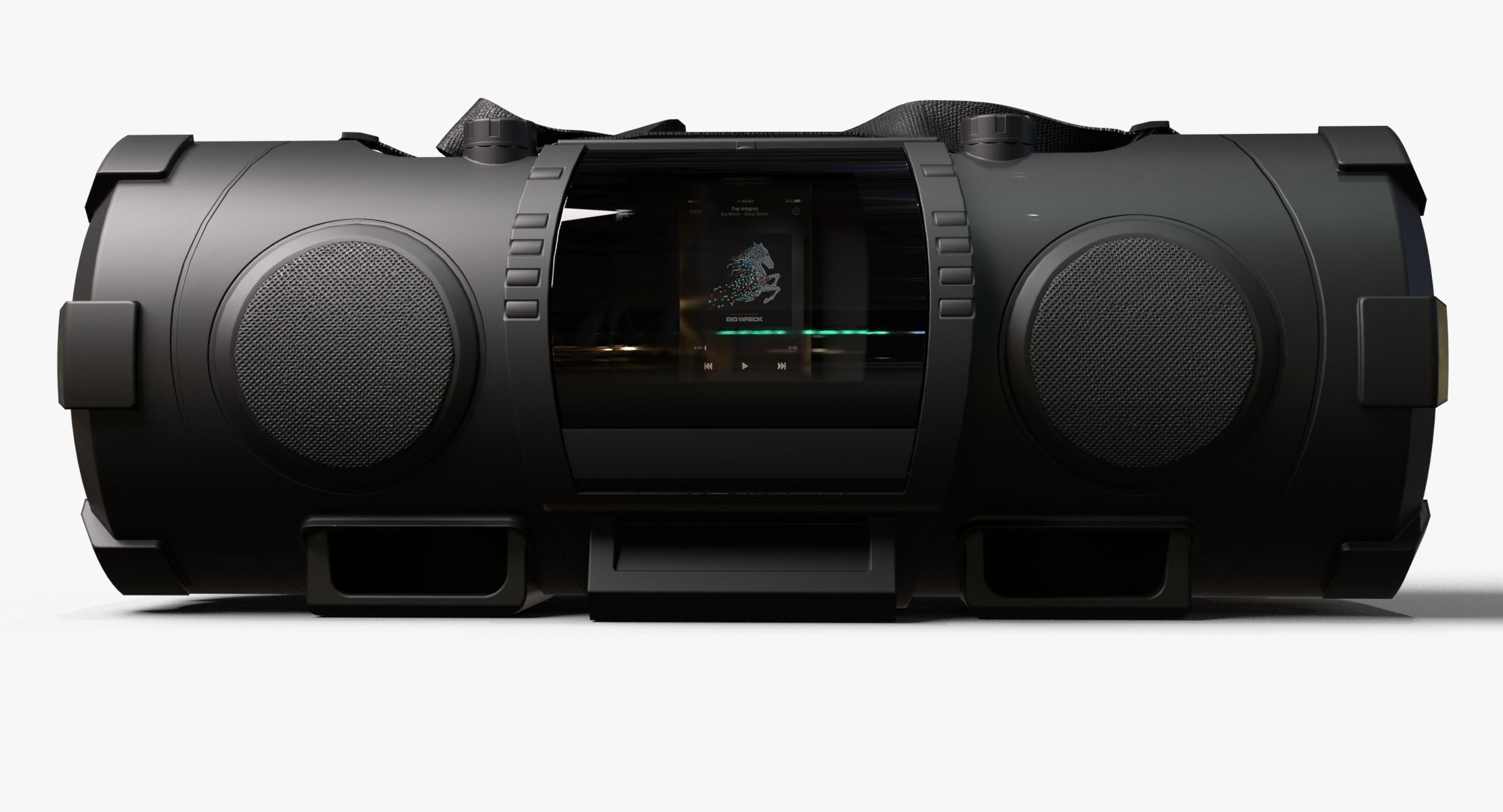 3D model BoomBox on the shoulder VR / AR / low-poly | CGTrader