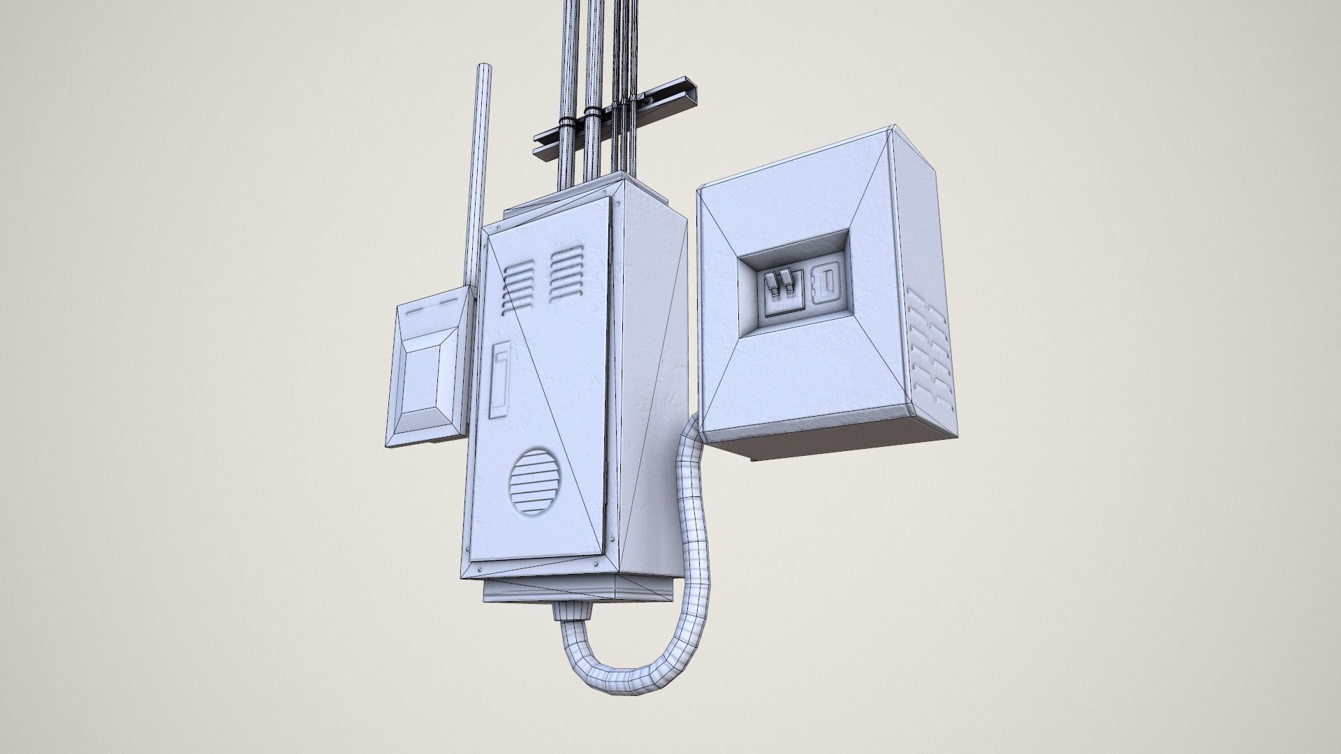 3D model Electrical Boxes VR / AR / low-poly | CGTrader