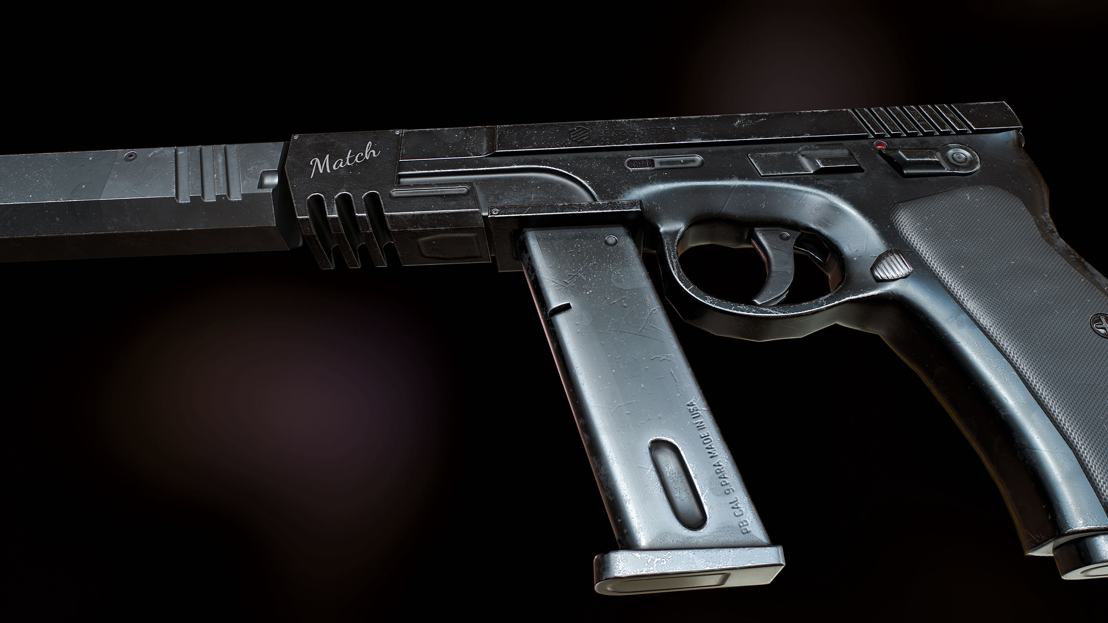 SF-32 PISTOL free VR / AR / low-poly 3D model | CGTrader