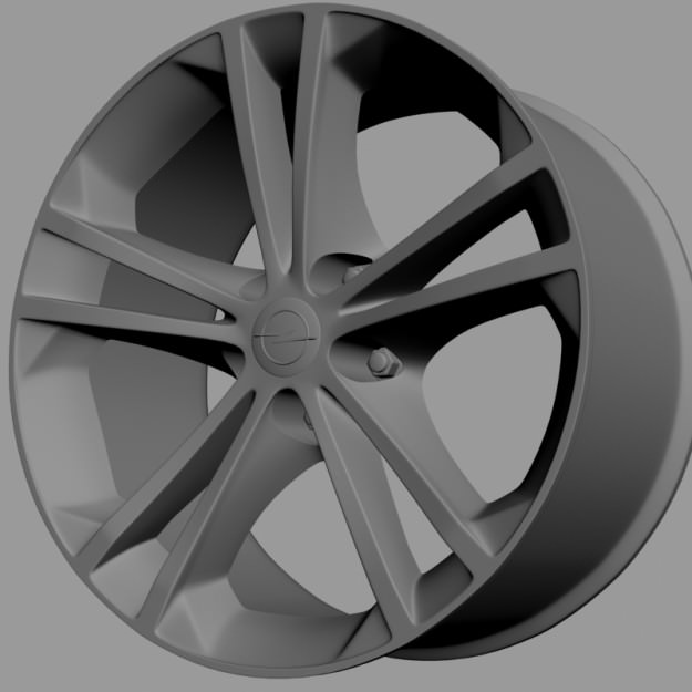 Opel Insignia rims 3D model | CGTrader