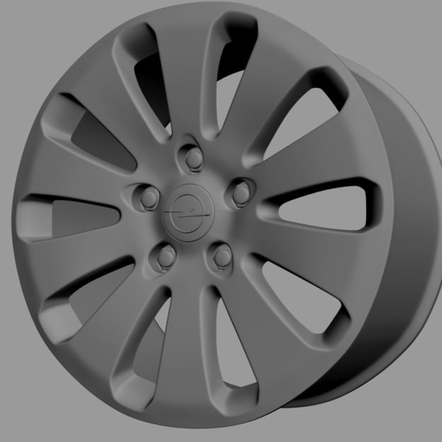 Opel Insignia rims 3D model | CGTrader