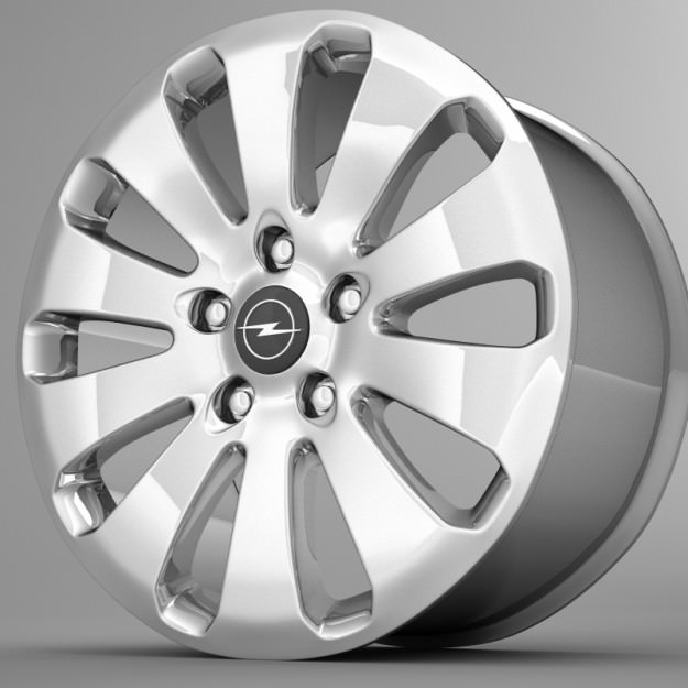 Opel Insignia rims 3D model | CGTrader