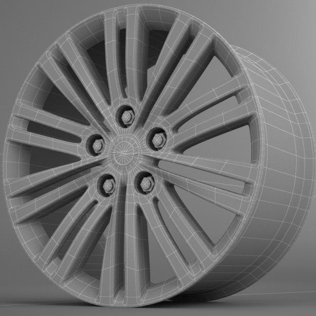 Opel Insignia rims 3D model | CGTrader
