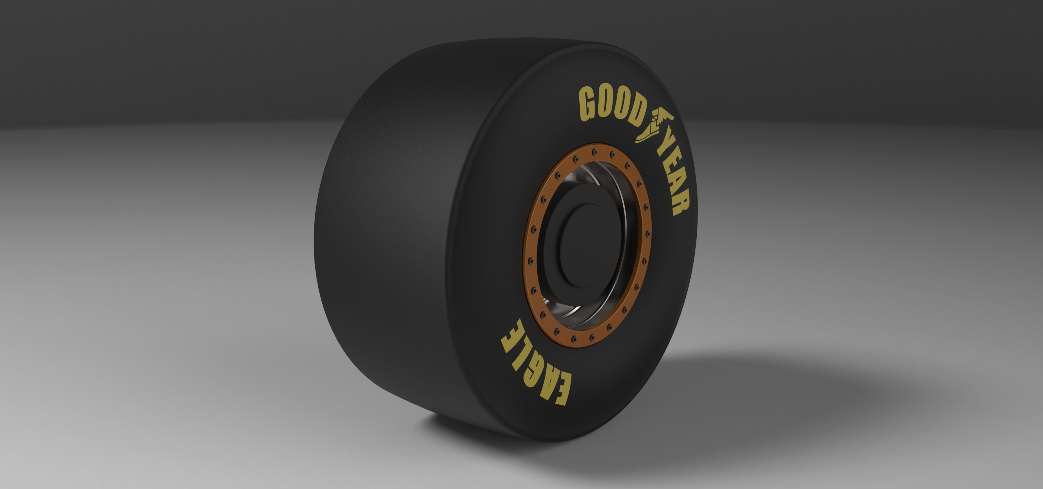 Rear wheel from Top fuel dragster 3D model | CGTrader