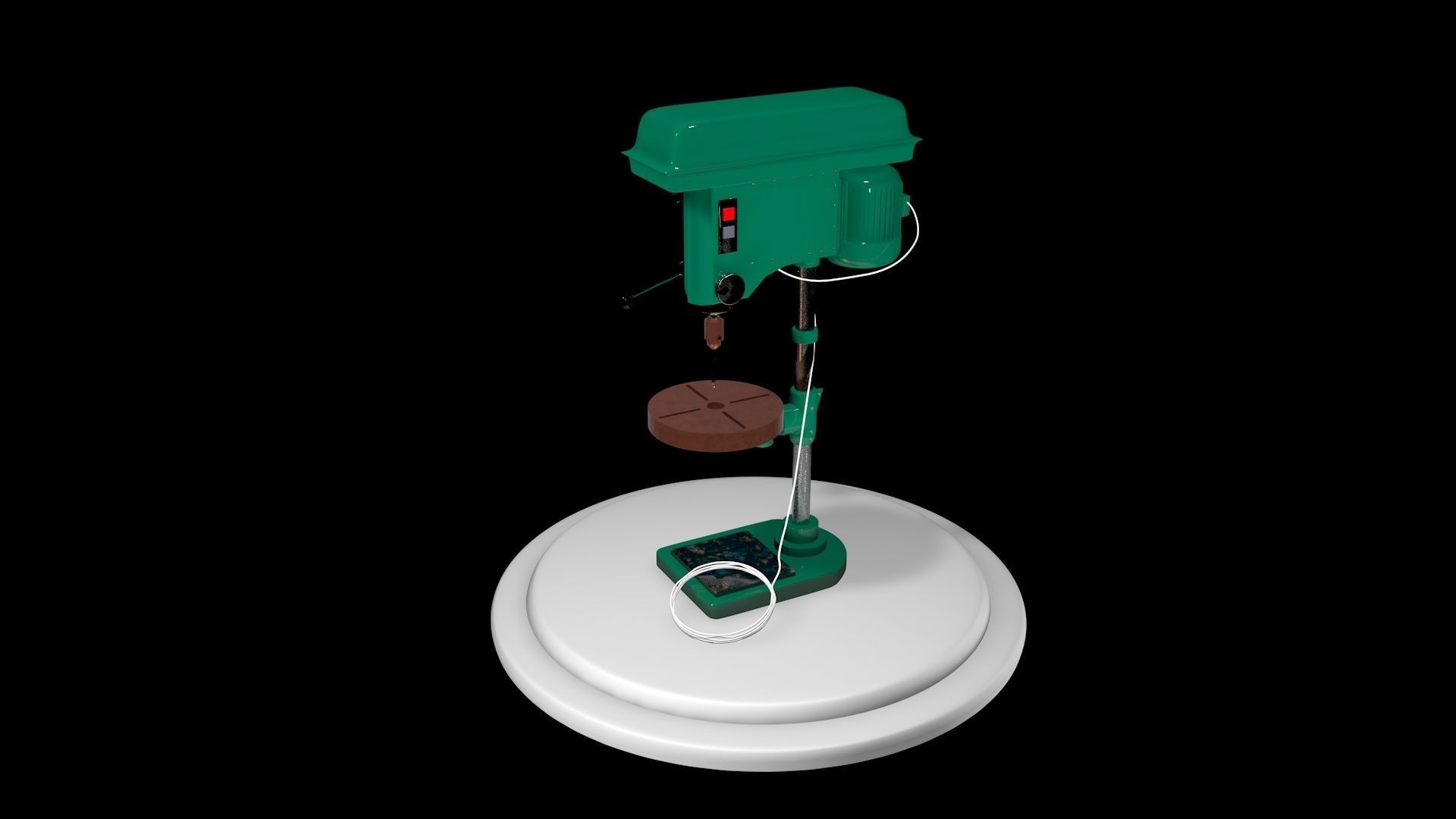 3D model Drill Machine Industrial Machine 3D Model VR / AR / low-poly ...