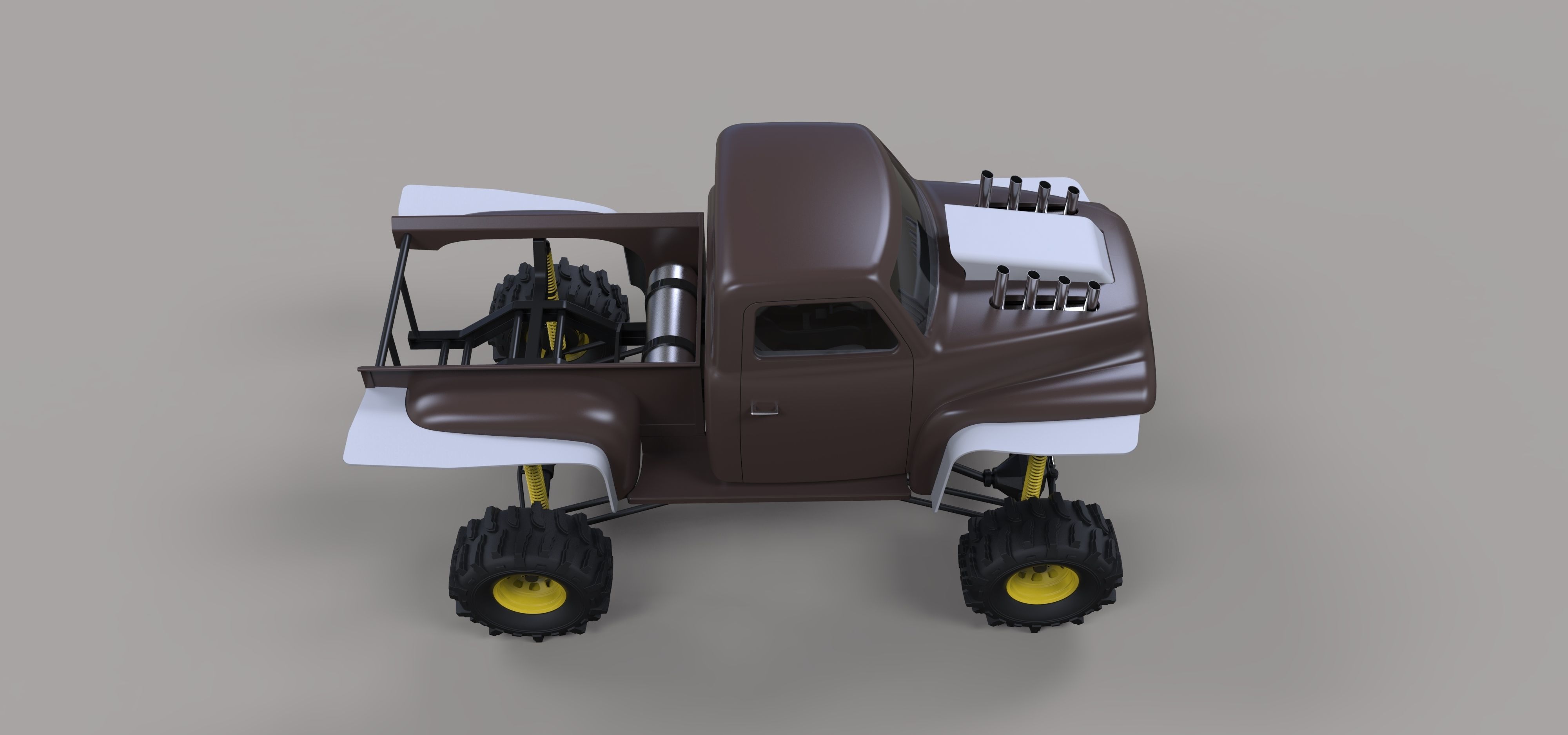 Dirt dragster 3D model | CGTrader
