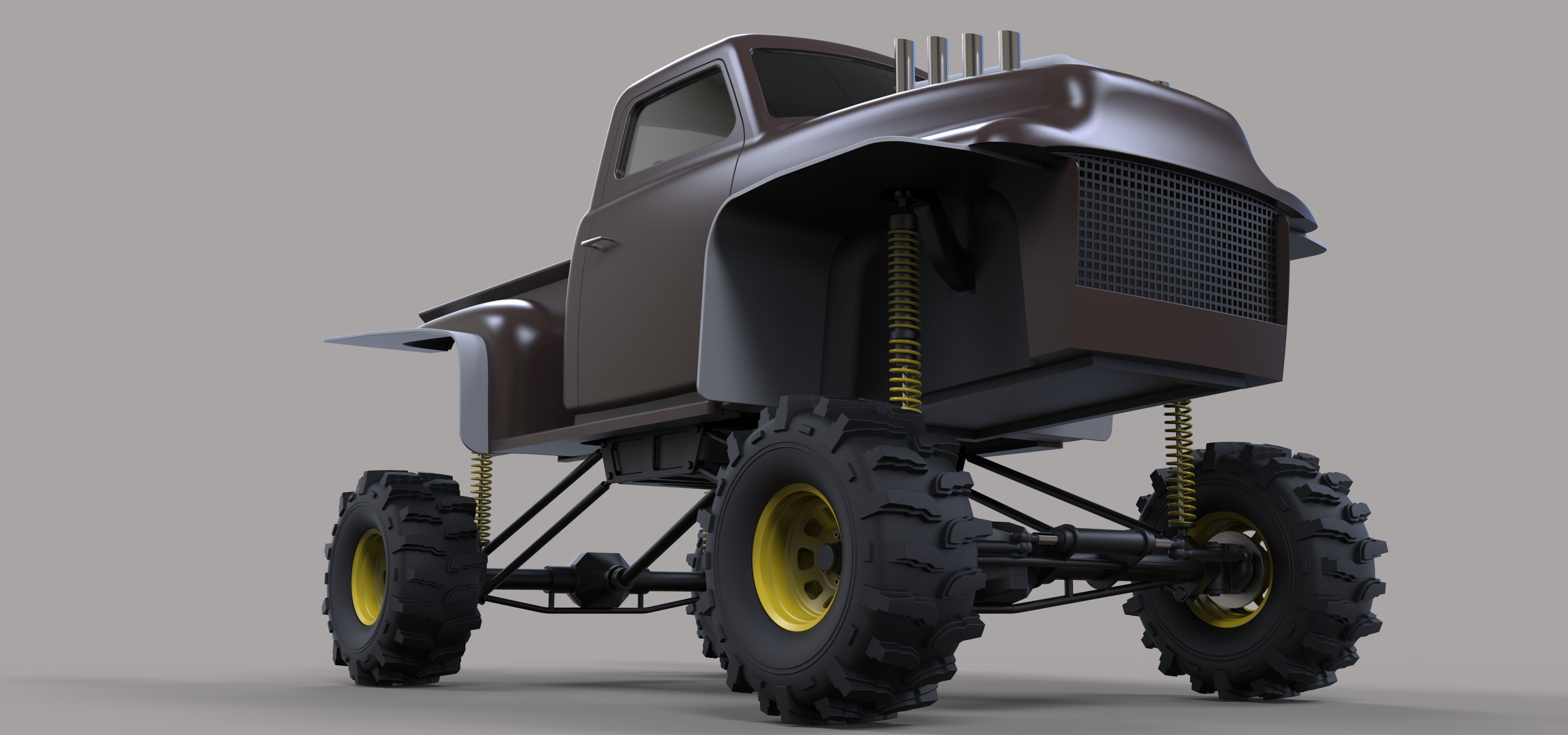 Dirt dragster 3D model | CGTrader