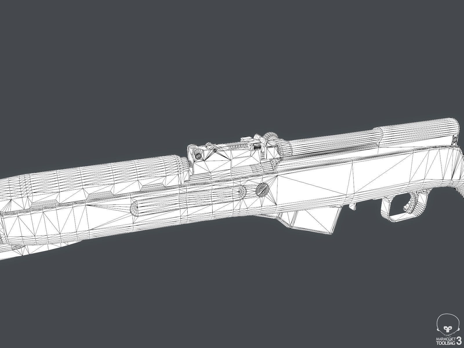 3D model Russian SKS Rifle VR / AR / low-poly | CGTrader
