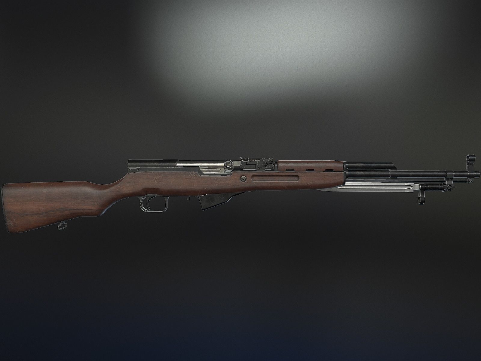 3D model Russian SKS Rifle VR / AR / low-poly | CGTrader
