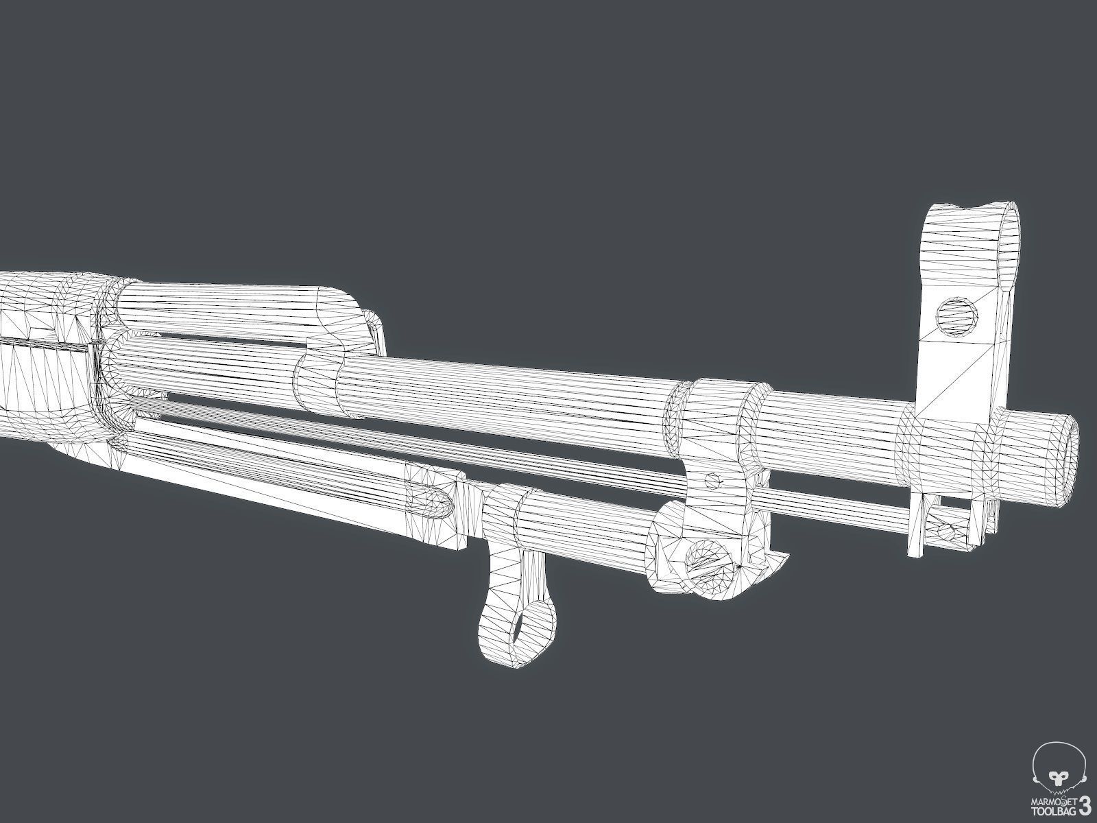 3D model Russian SKS Rifle VR / AR / low-poly | CGTrader