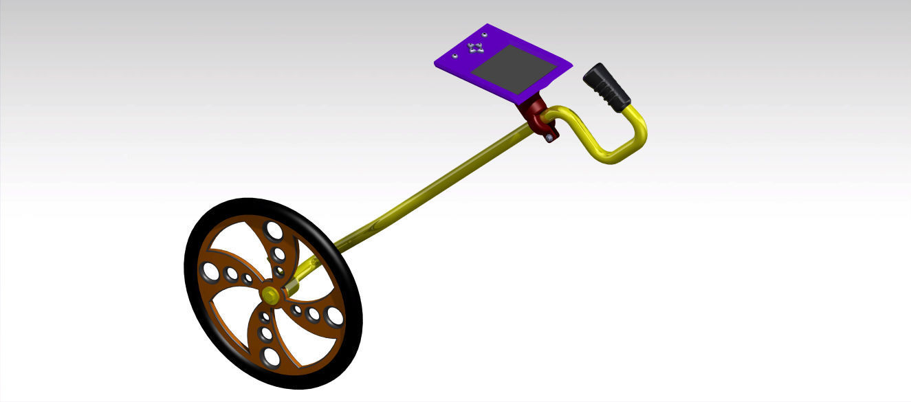MEASURING WHEEL free 3D model | CGTrader