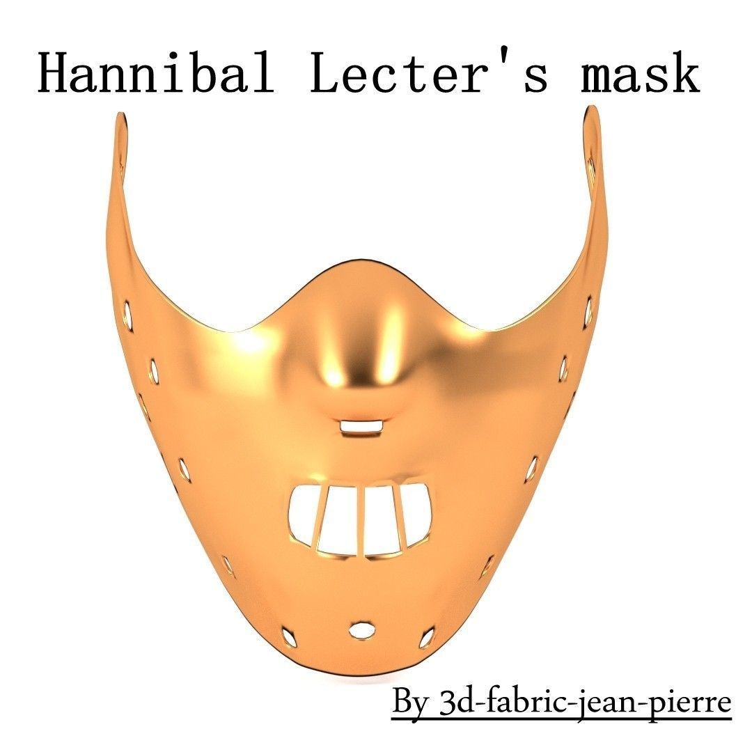 HANNIBAL LECTER MASK 3D model 3D printable | CGTrader