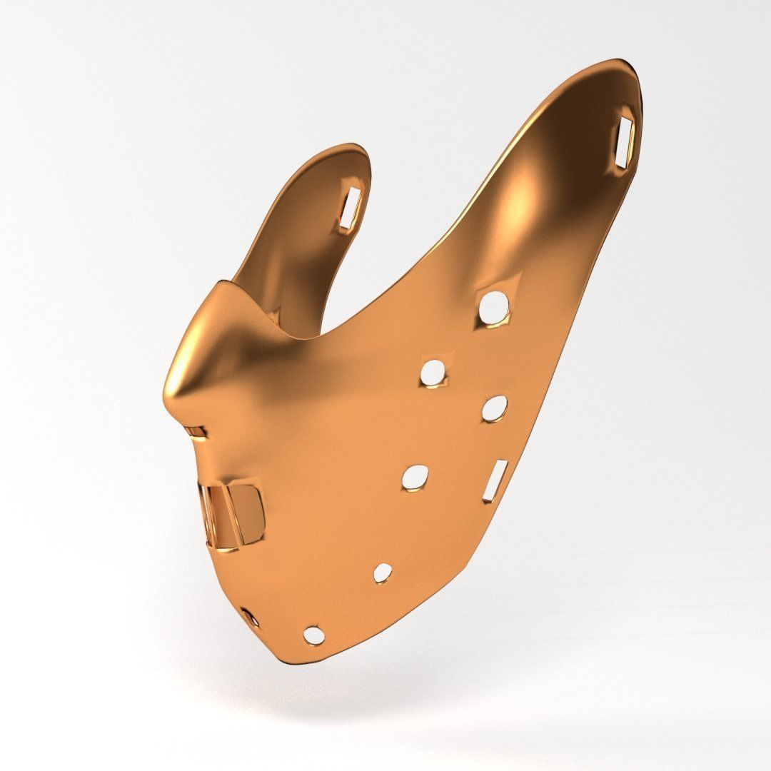 HANNIBAL LECTER MASK 3D model 3D printable | CGTrader