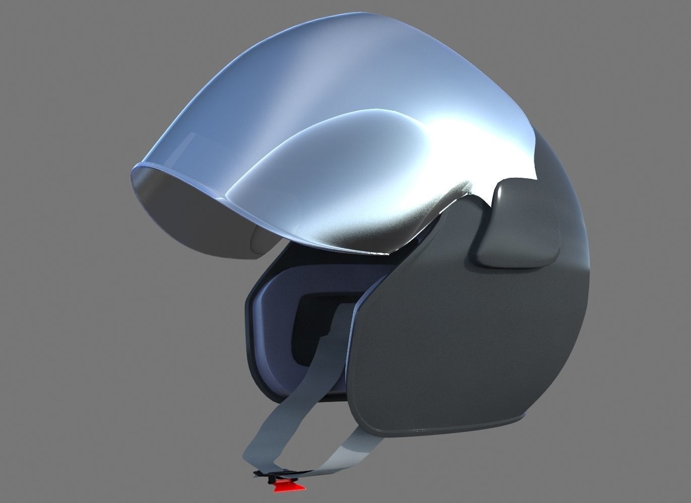 basic motor bike helmet high poly 3D model | CGTrader
