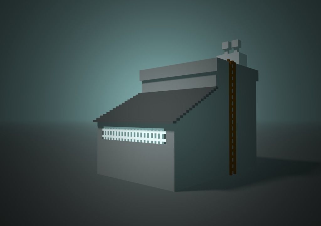 3D model Factory Voxel VR / AR / low-poly | CGTrader