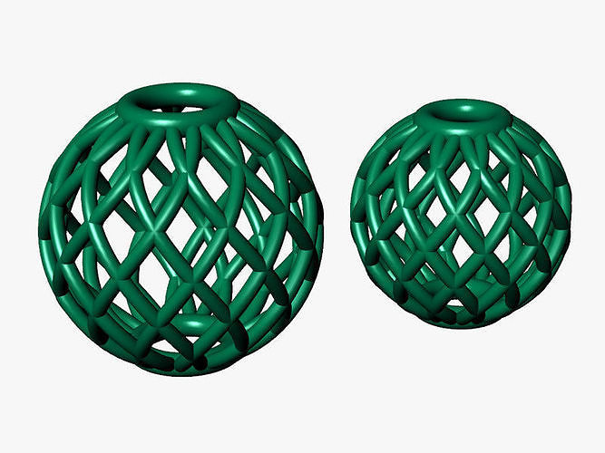 spherical bead 3D model 3D printable | CGTrader