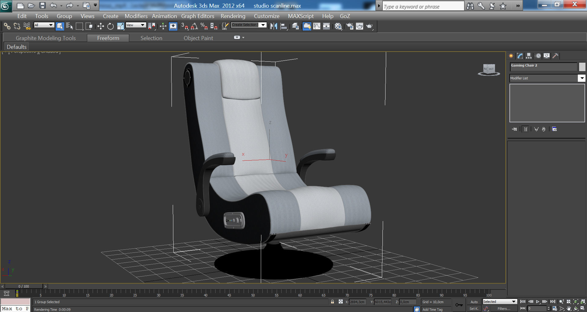 3D model Gaming Chair V2 VR / AR / low-poly | CGTrader