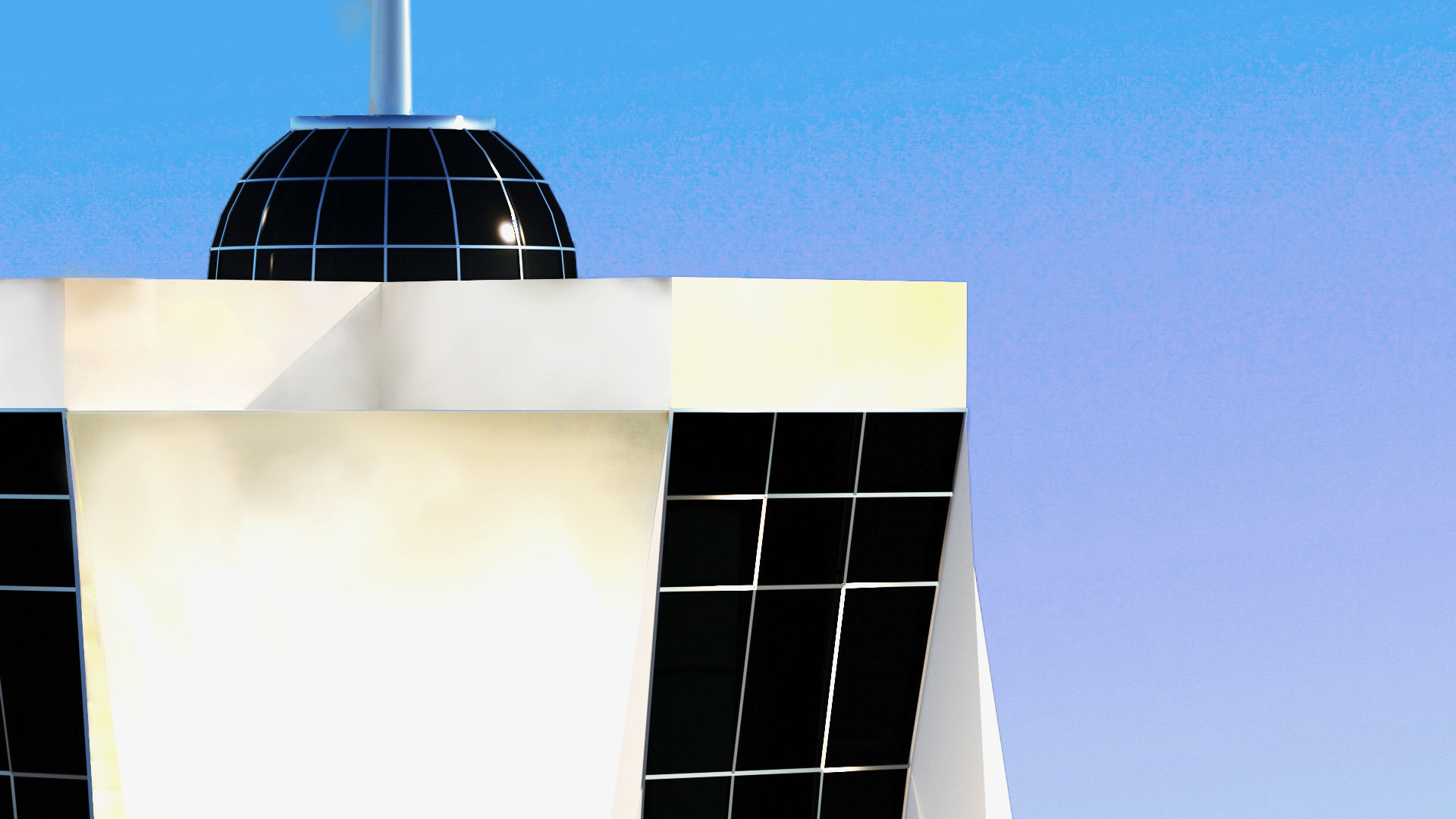 Glass Concrete Skyscraper 3D model | CGTrader