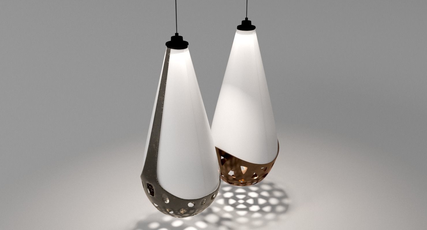 Modern Wall Lamp Set 3D model | CGTrader