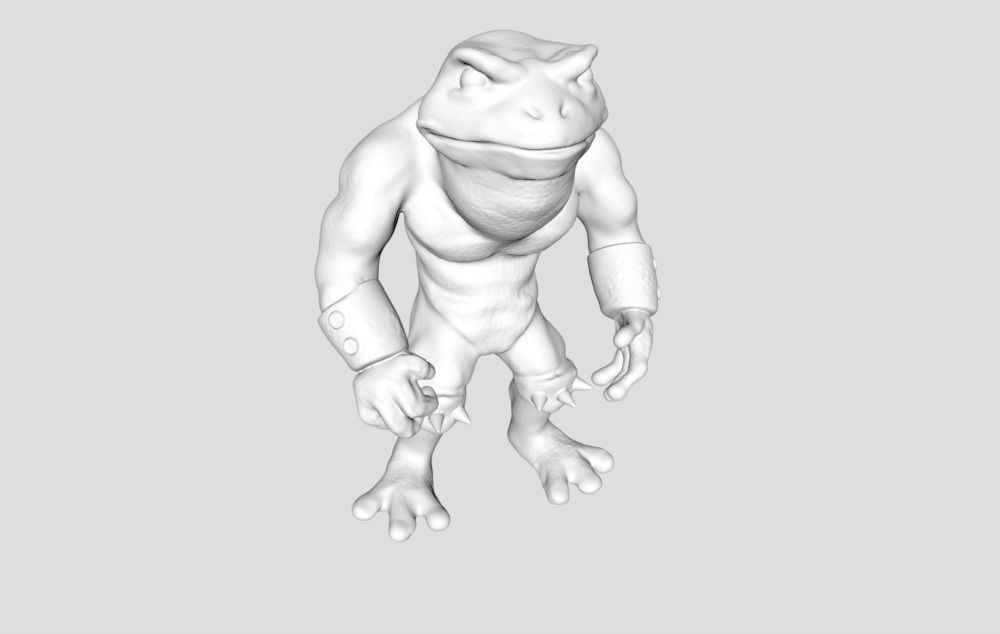 Battletoads Custom Action Figure 3D print model 3D model 3D printable ...