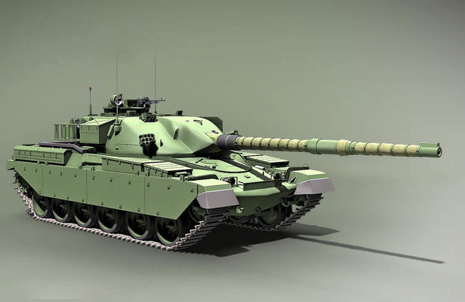 Chieftain Main Battle Tank England 1959 3D model | CGTrader