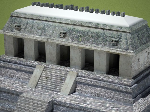 Temple of inscriptions 3D model | CGTrader