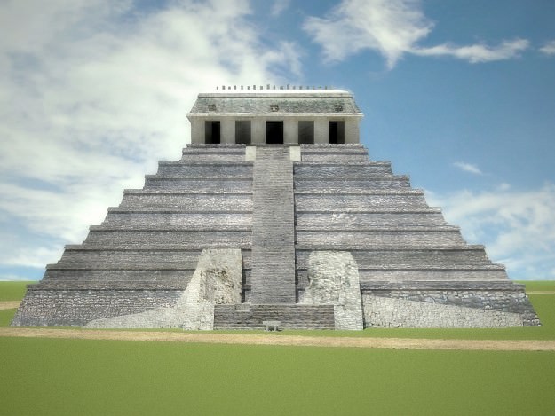 Temple of inscriptions 3D model | CGTrader