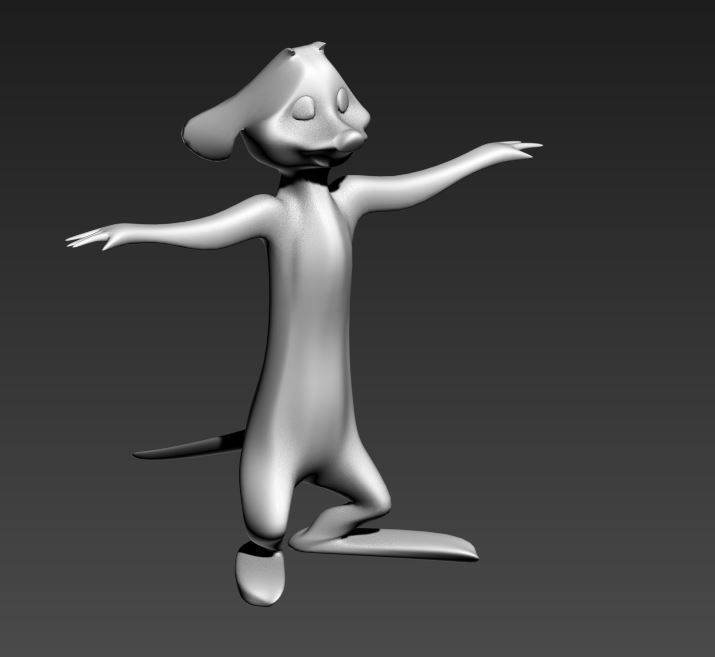 Children room Statue Decor Statue sculpture animal timon free 3D model ...