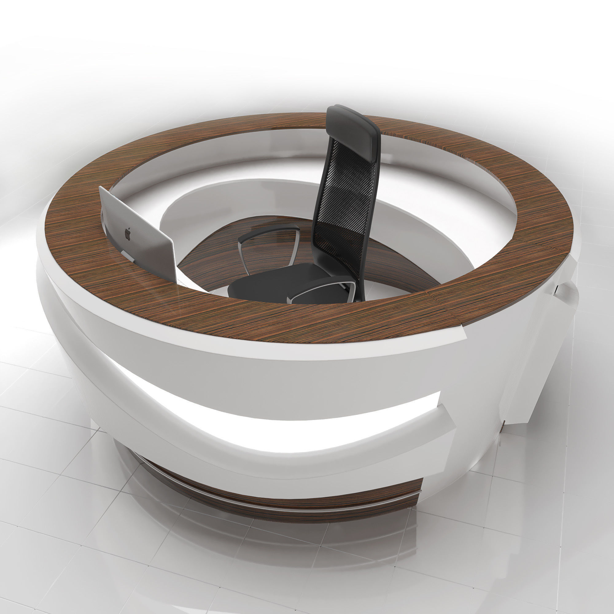Reception Circle 3D model | CGTrader