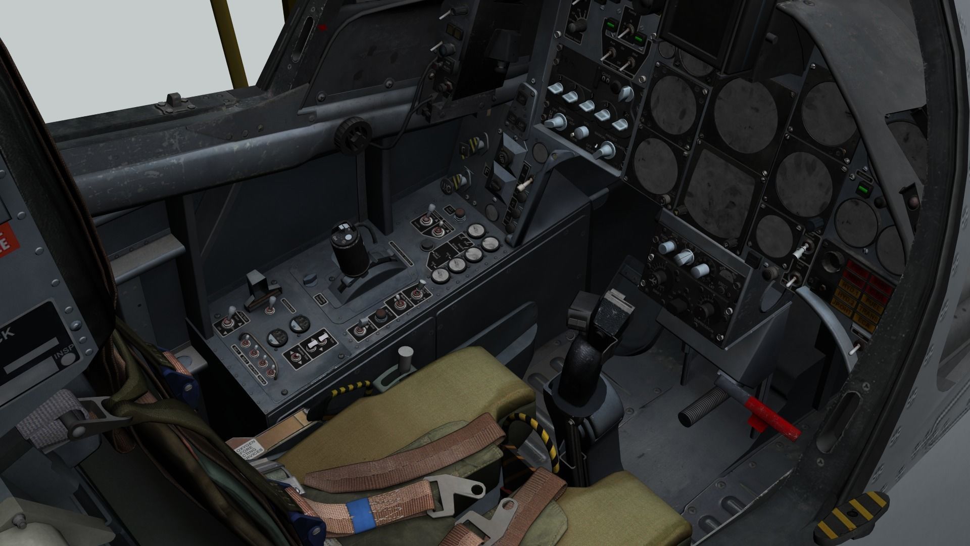 Hawk T1 3D Cockpit 3D model animated | CGTrader