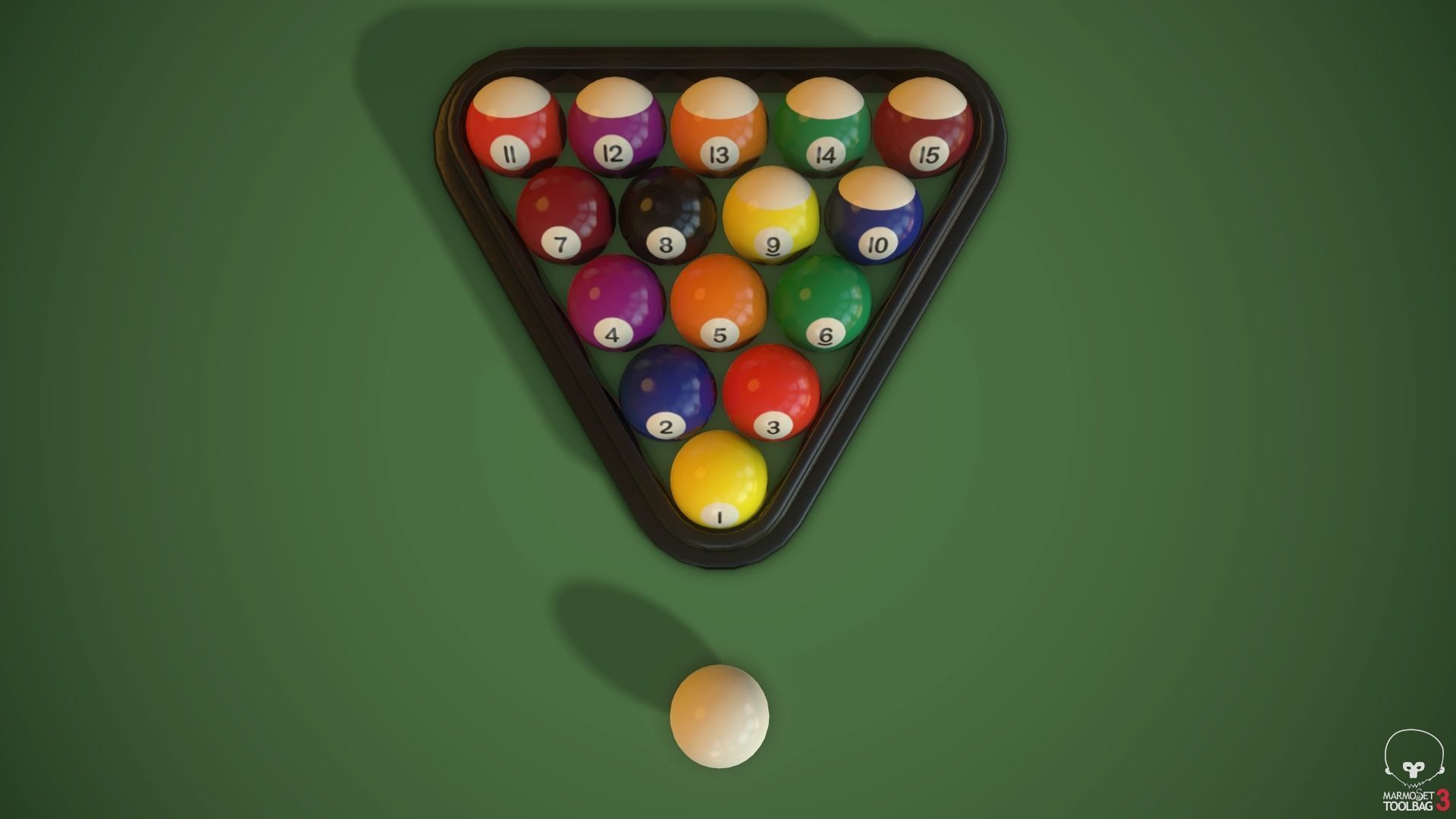 3D model Pool Balls VR / AR / low-poly | CGTrader
