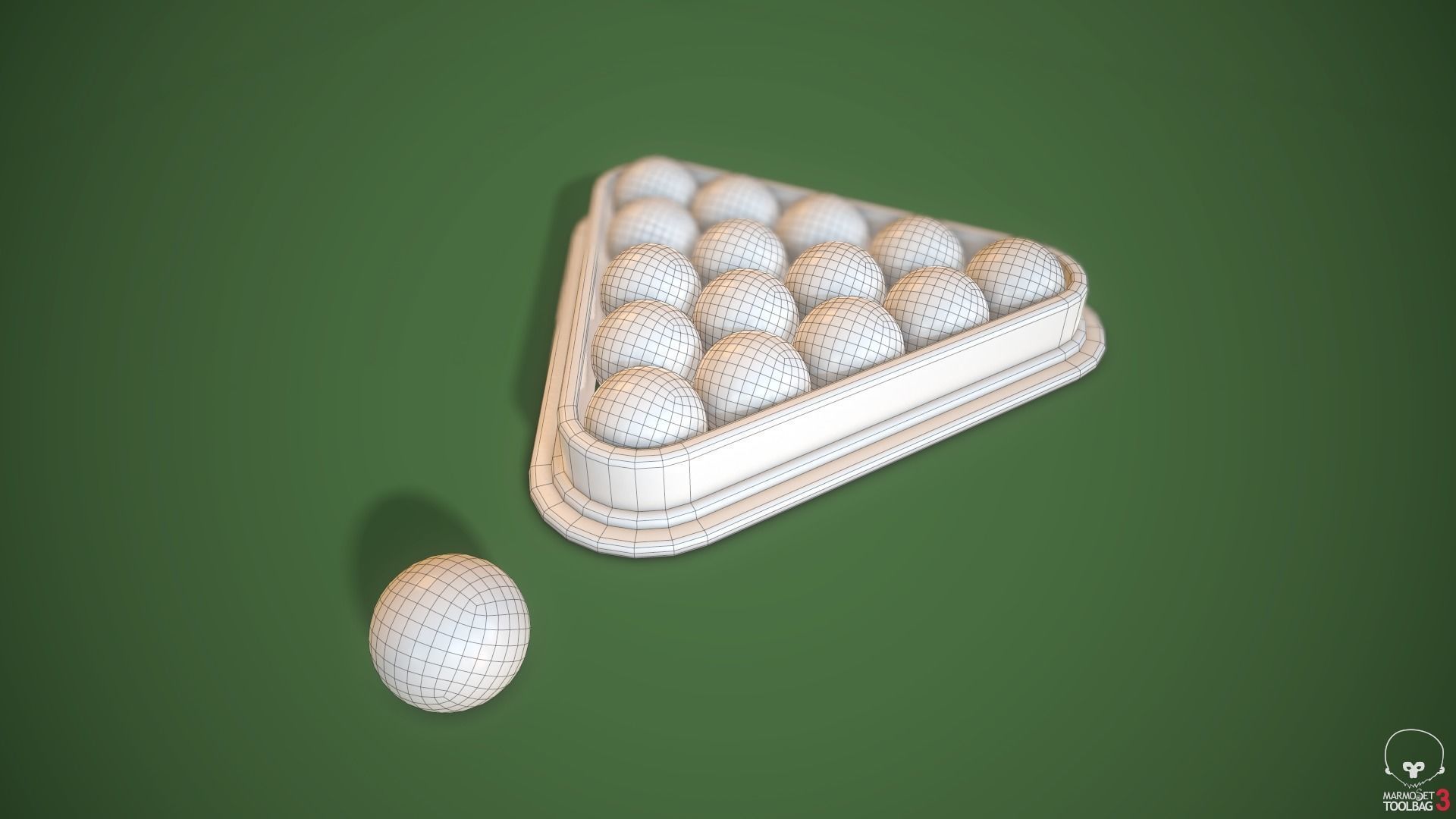 3D model Pool Balls VR / AR / low-poly | CGTrader