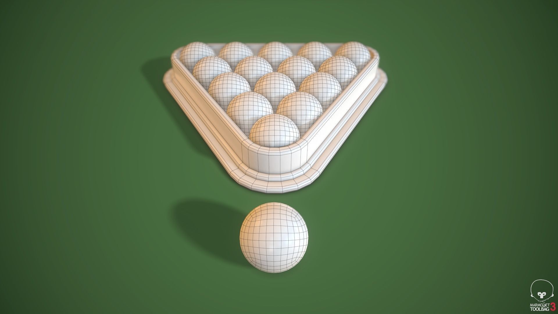 3D model Pool Balls VR / AR / low-poly | CGTrader