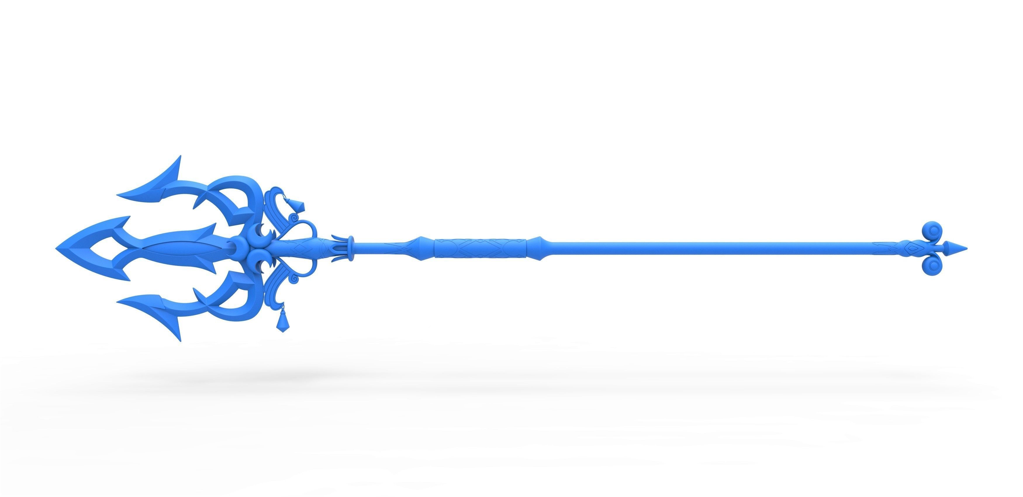 Lightscale trident from the game Legend of Zelda 3D model 3D printable ...