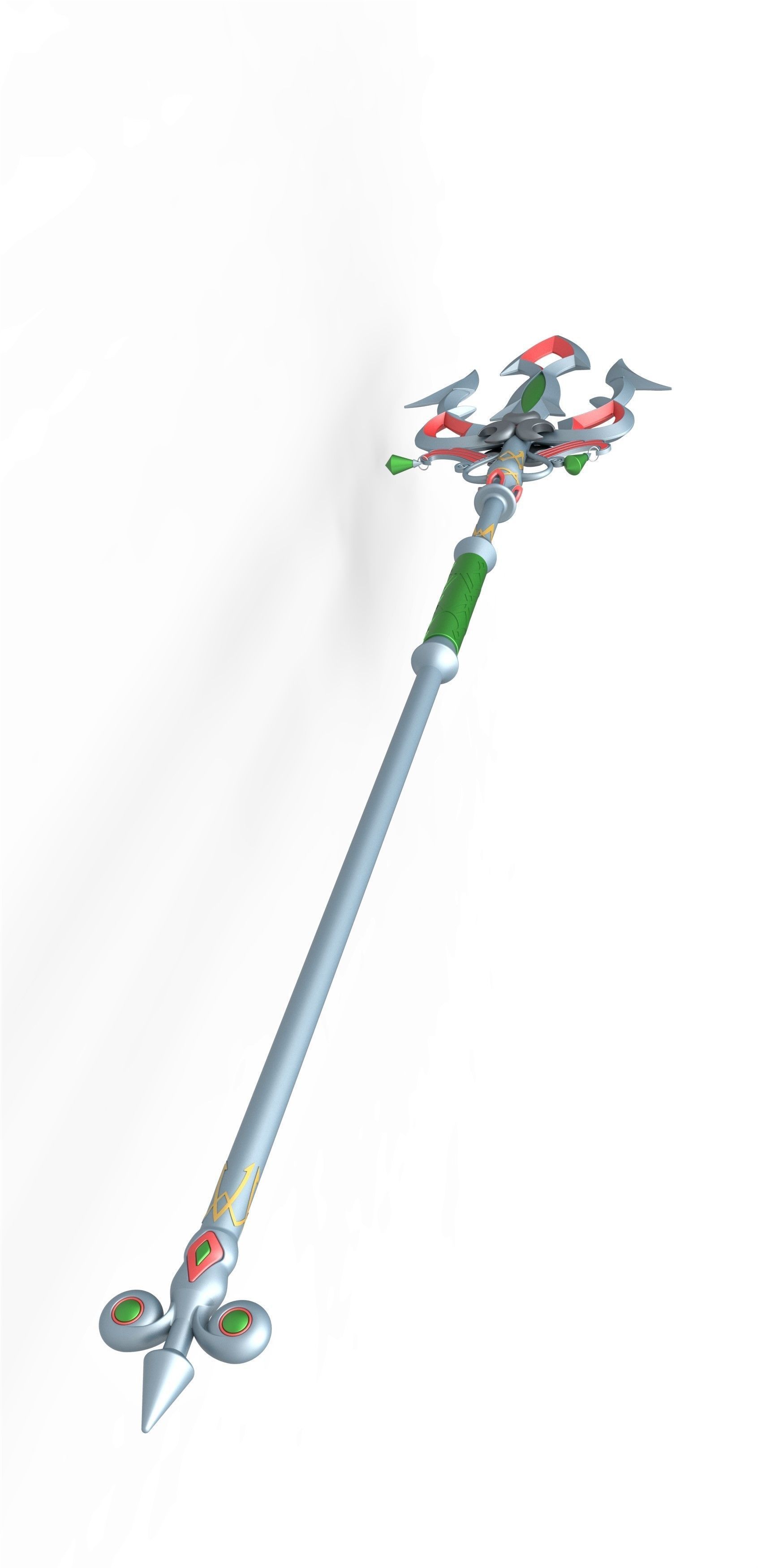 Lightscale trident from the game Legend of Zelda 3D model 3D printable ...