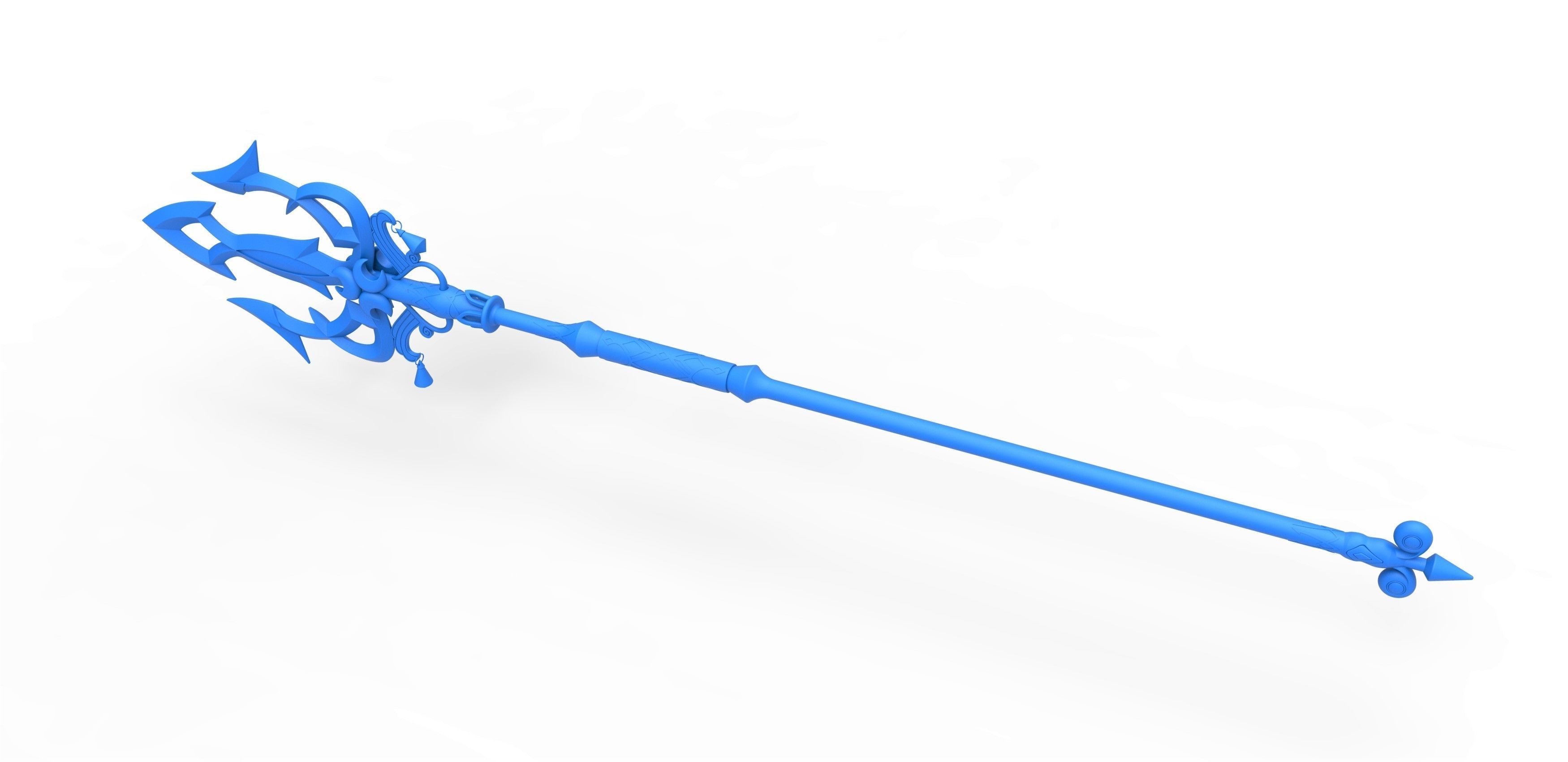 Lightscale trident from the game Legend of Zelda 3D model 3D printable ...