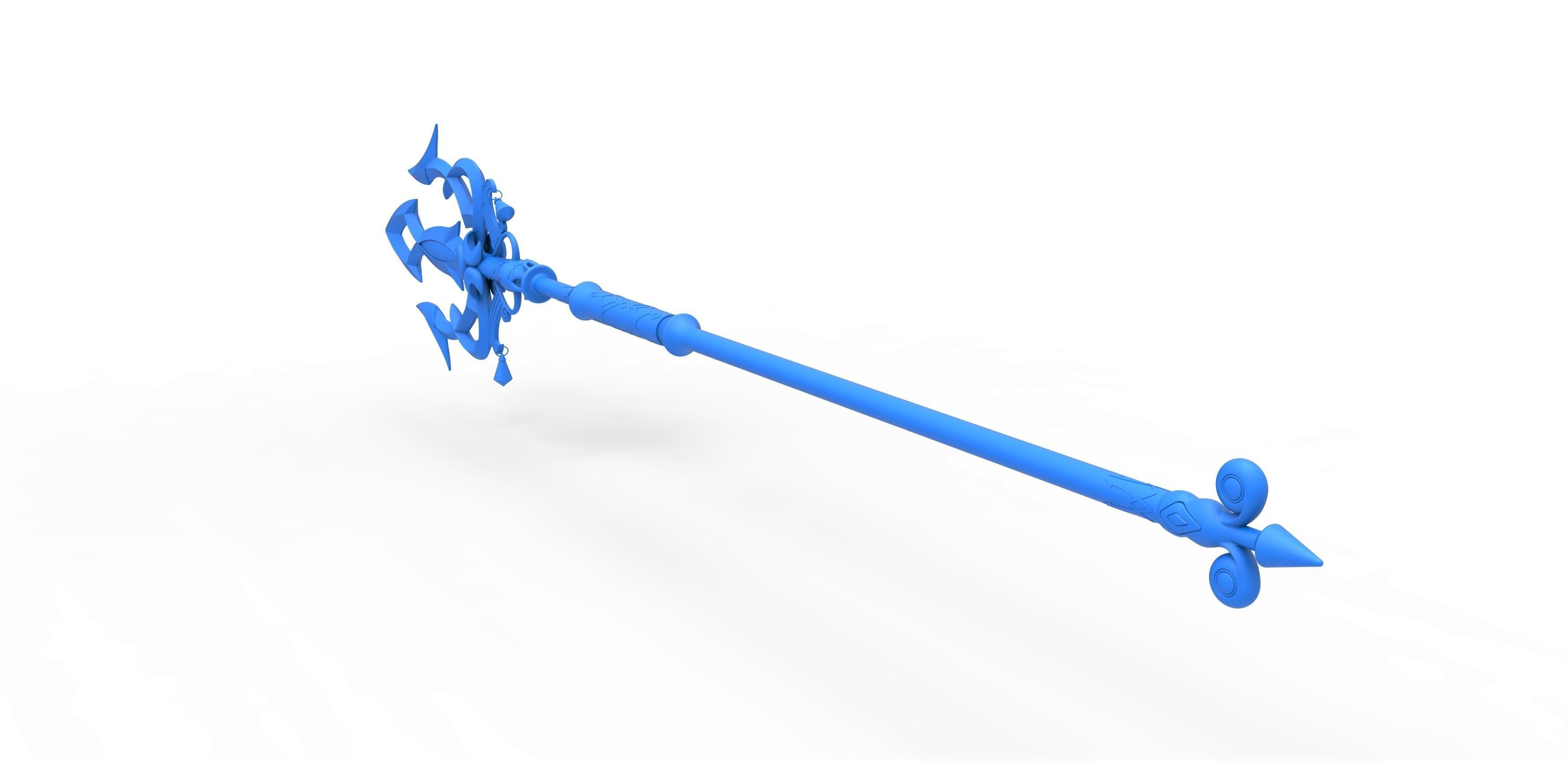 Lightscale trident from the game Legend of Zelda 3D model 3D printable ...