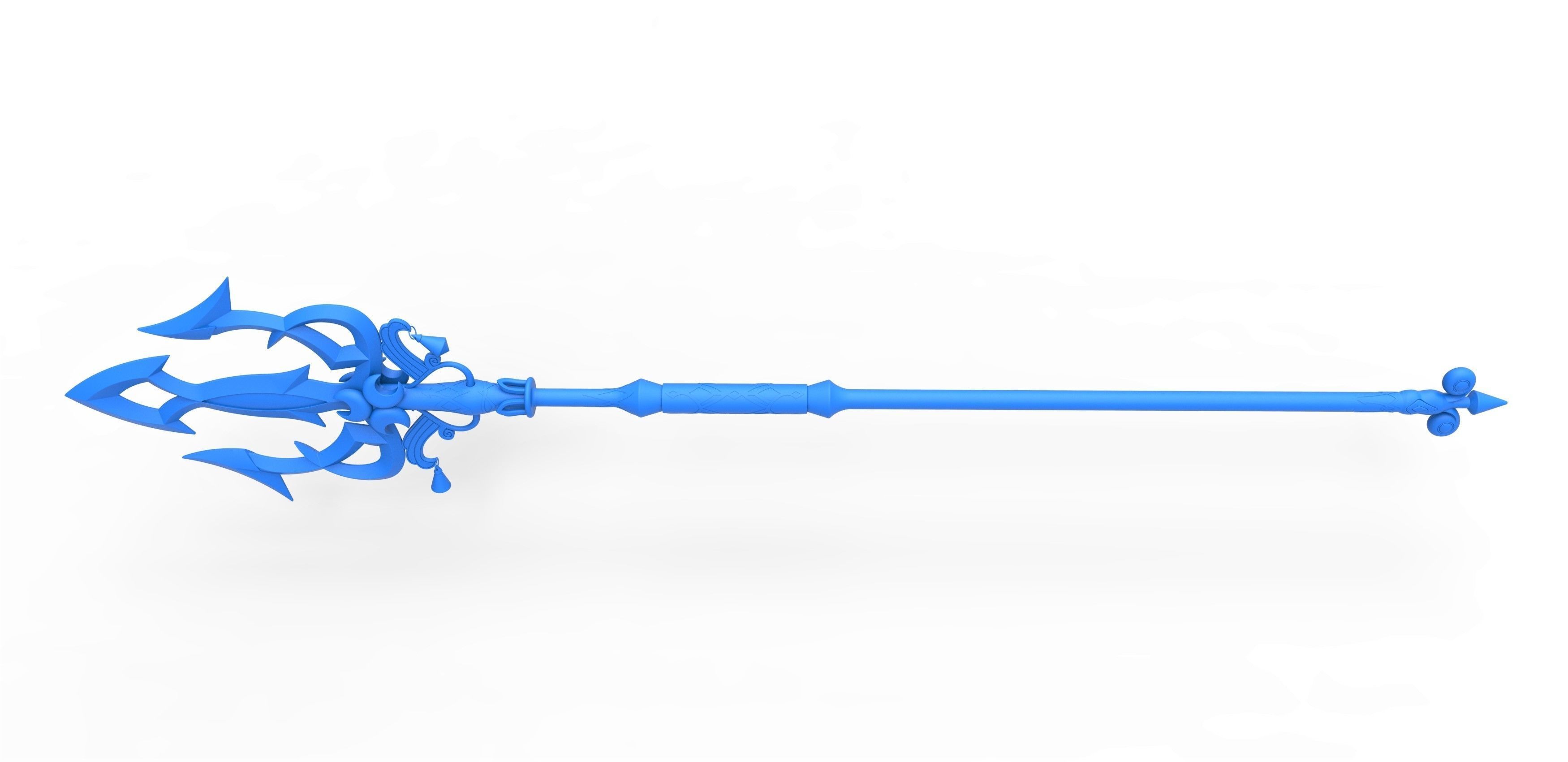 Lightscale trident from the game Legend of Zelda 3D model 3D printable ...