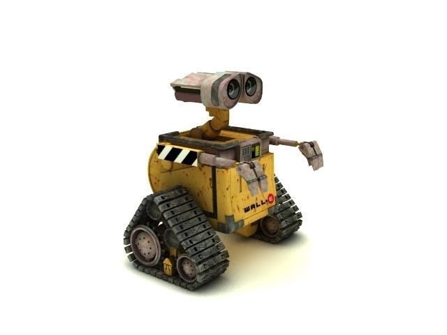 Wall E Robot 3D model rigged | CGTrader