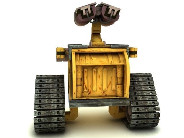 Wall E Robot 3D model rigged | CGTrader
