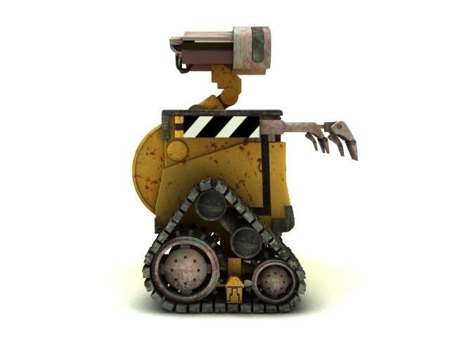 Wall E Robot 3D model rigged | CGTrader