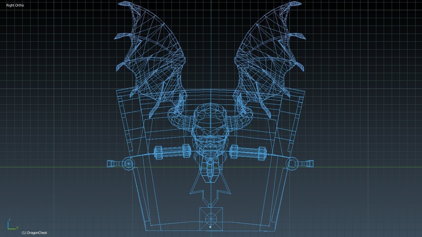 3D model Dragon Chest VR / AR / low-poly rigged animated | CGTrader