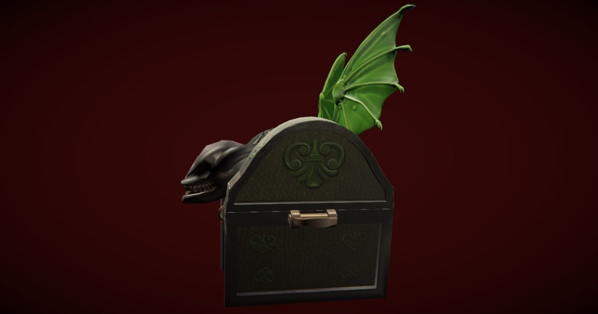 3D model Dragon Chest VR / AR / low-poly rigged animated | CGTrader