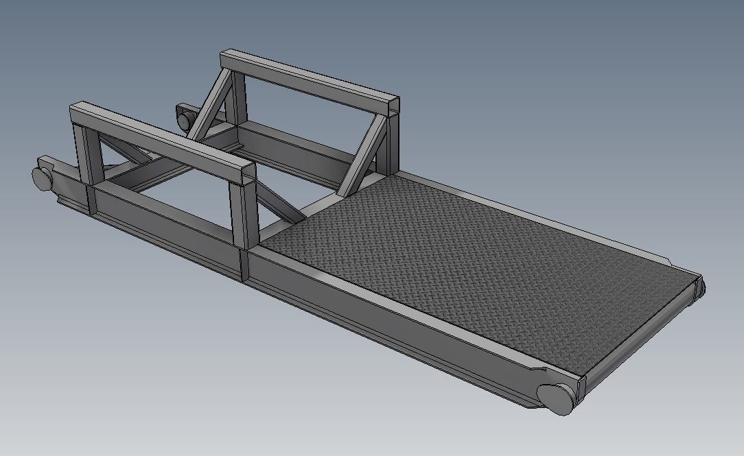 Equipment Loading Skid 3D model | CGTrader