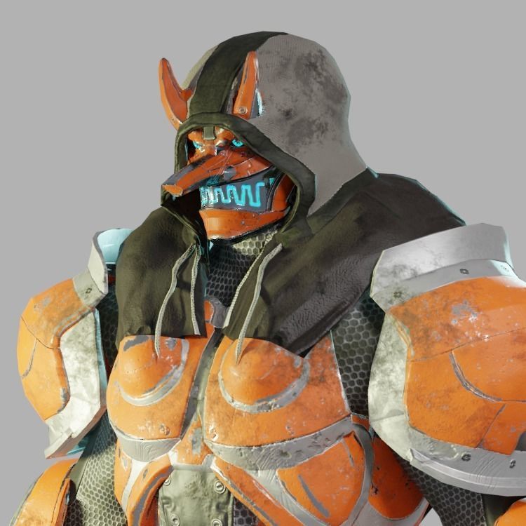 3D model Tengu Robot VR / AR / low-poly rigged | CGTrader