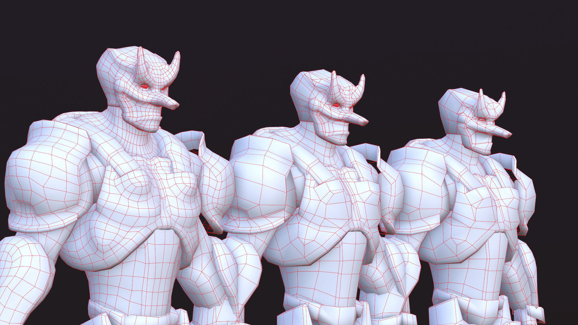 3D model Tengu Robot VR / AR / low-poly rigged | CGTrader