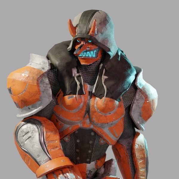 3D model Tengu Robot VR / AR / low-poly rigged | CGTrader