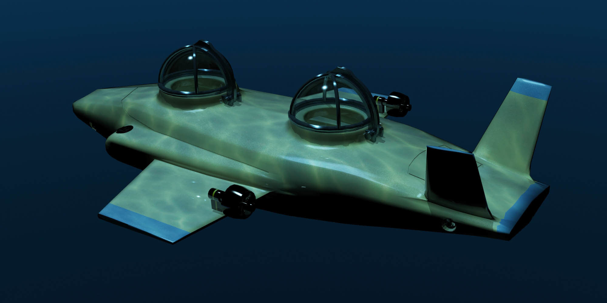 3D model High performance submersible Orcasub VR / AR / low-poly | CGTrader