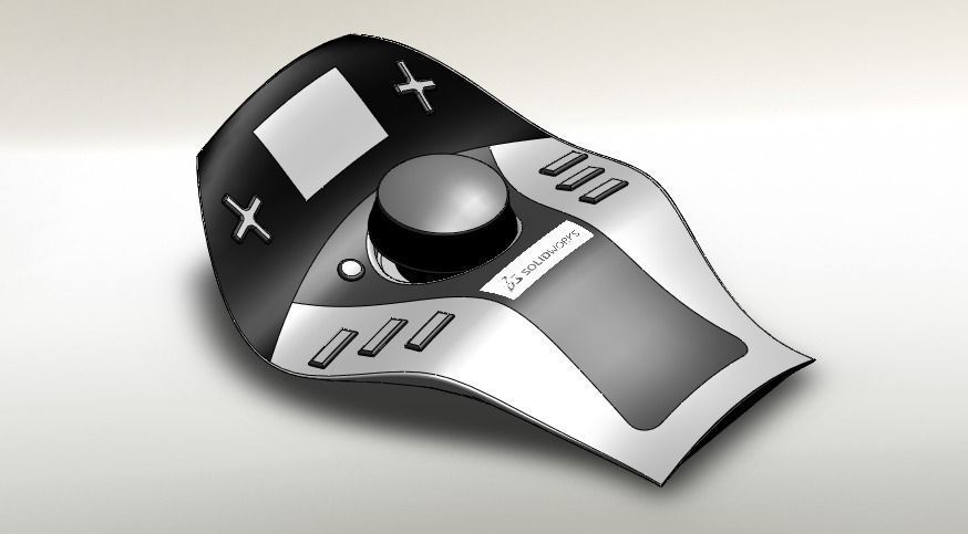 3D Connexion remote control for game console free 3D model | CGTrader