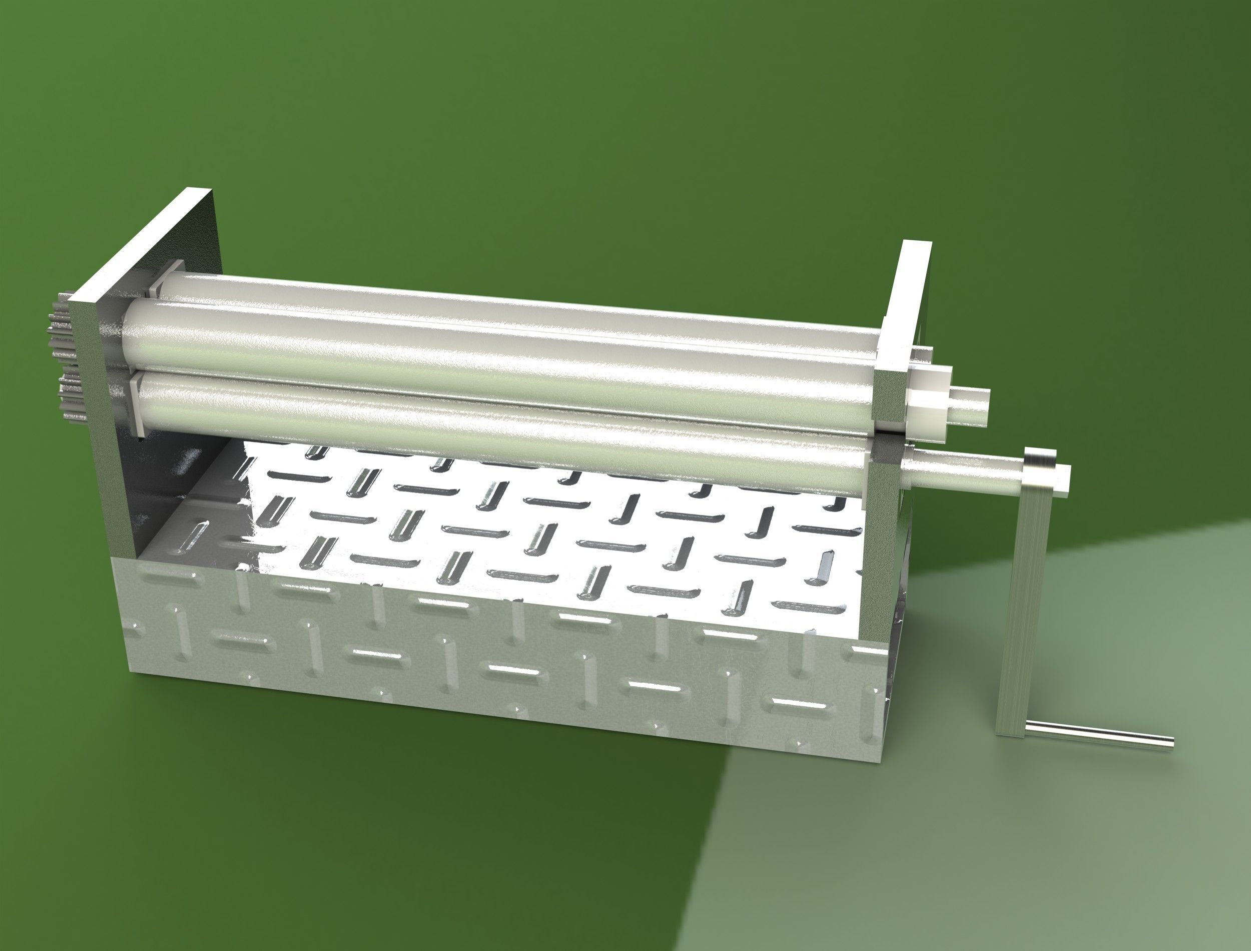 manual sheet metal bending machine free 3D model | CGTrader